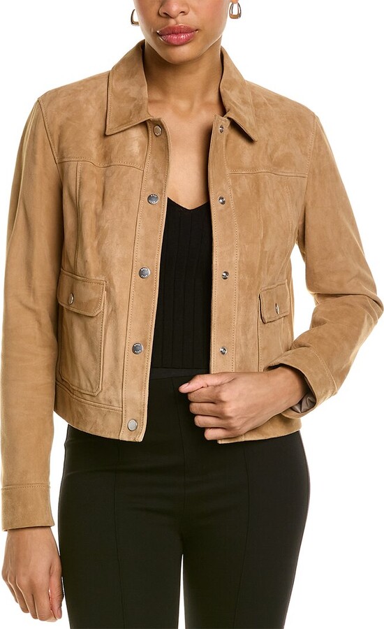 Boss Hugo Boss Sataka Suede Jacket - ShopStyle
