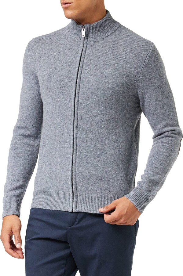 Hackett London Men's Lambswool FZIP Cardigan Sweater - ShopStyle