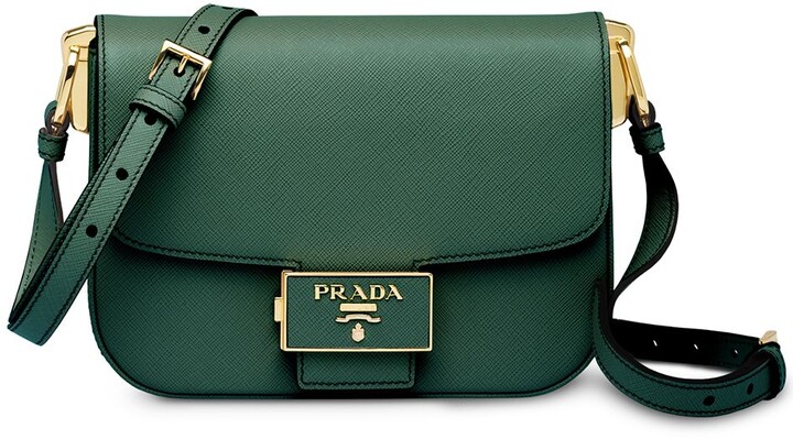 Prada Push-Lock Shoulder Bag - ShopStyle