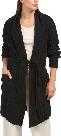 TJMAXX Cable Knit Robe - ShopStyle