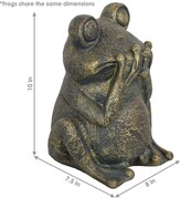 Sunnydaze Hear No Evil, See No Evil, Speak No Evil Frog Trio Statue ...