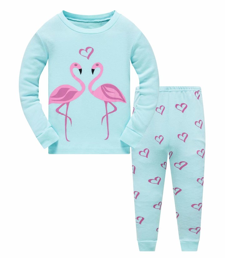 Popshion Girls Flamingo Pyjamas Flamingo Pjs for Girls Children ...