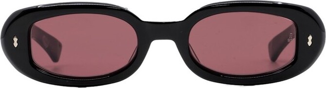 Jacques Marie Mage Oval-Frame Sunglasses - ShopStyle
