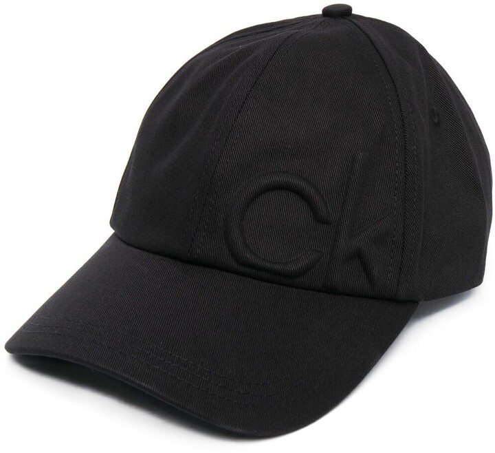 Calvin Klein Embossed-Logo Baseball Cap - ShopStyle Hats