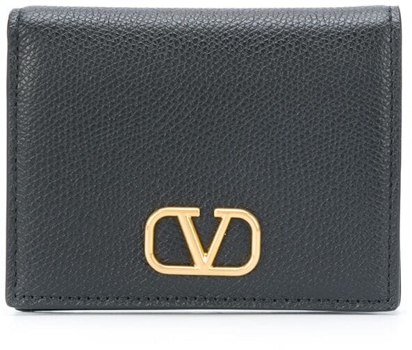 Valentino Garavani VLogo Signature compact wallet - ShopStyle
