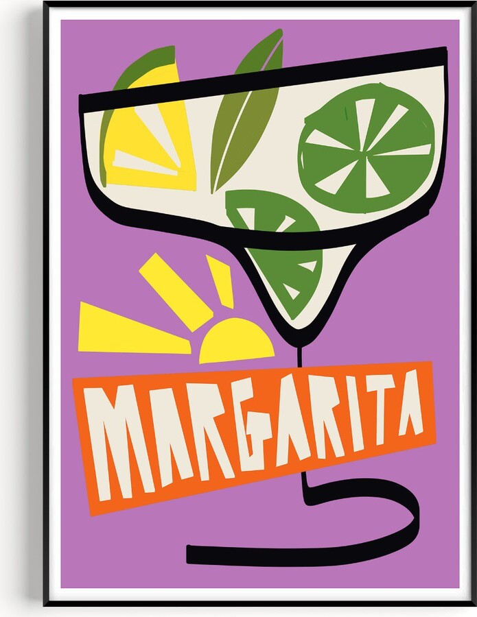 Natalie Cass Art Margarita Art Print - A2 - ShopStyle