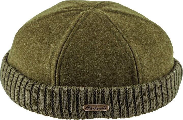 Sterkowski Navy Watch Beanie Cap | 100% Wool | 54-65 cm Docker Work ...