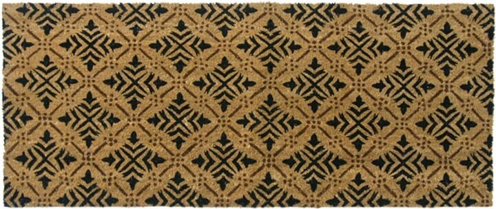 Rubber-Cal "Classic Fleur de Lis French Matting" Doormat, 24 by 57-Inch ...