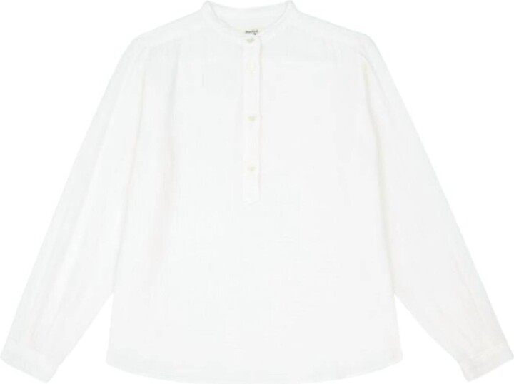 Hartford Cortex Woven Shirt In White - ShopStyle Tops