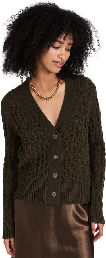 Vince Women's Triple Braided Cable Sweater - ShopStyle Cardigans