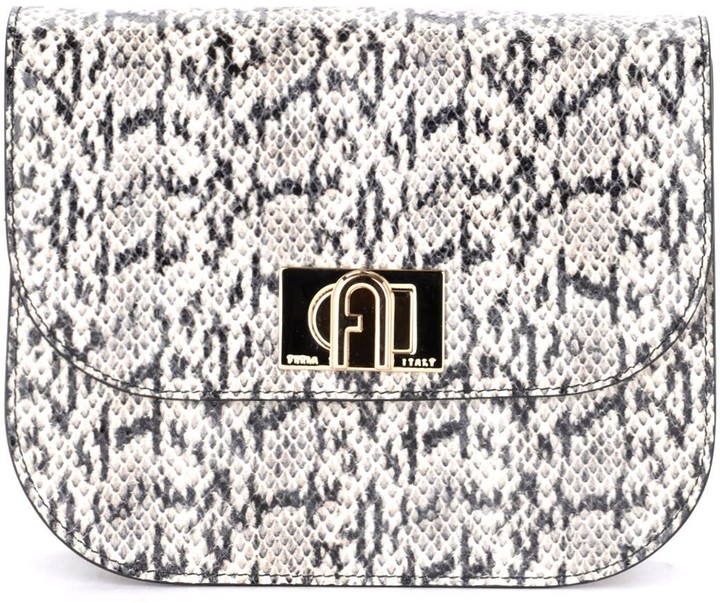 Furla 1972 S Model Shoulder Bag In Python Print Leather - ShopStyle