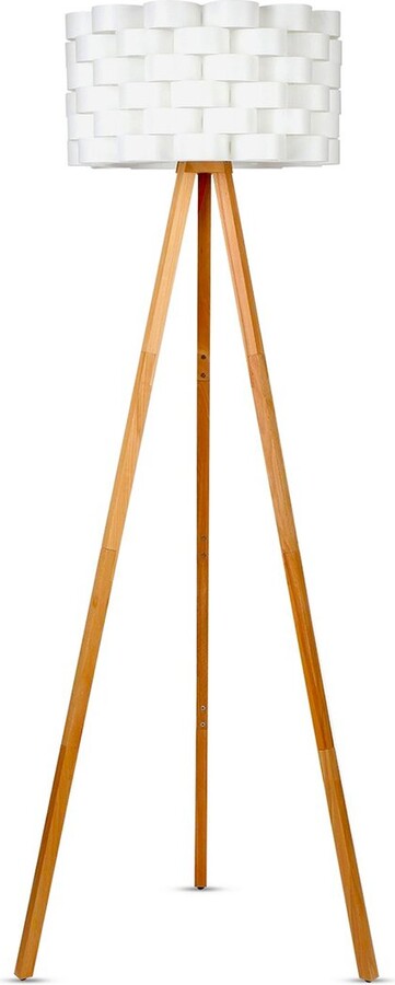 Brightech Bijou Wood Led Floor Lamp - ShopStyle