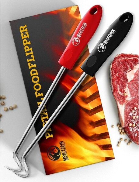 Mountain Grillers Pigtail Food Flipper - Set of 2 - ShopStyle Kitchen Tools