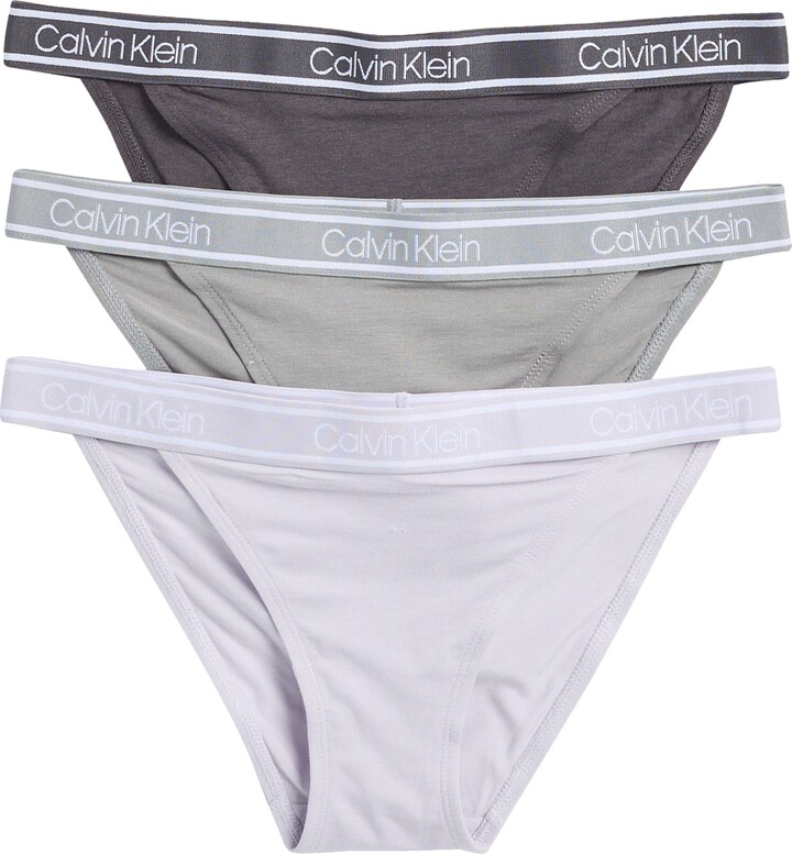 Calvin Klein Cheeky String Bikini Panties - Pack of 3 - ShopStyle