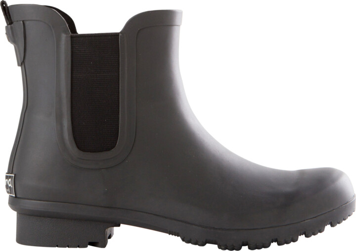 Roma Boots Chelsea Matte Charcoal Women's Rain Boots - ShopStyle