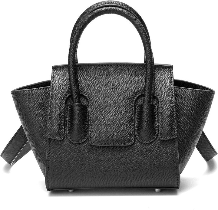 Tiffany & Fred Top Handle Leather Satchel - ShopStyle