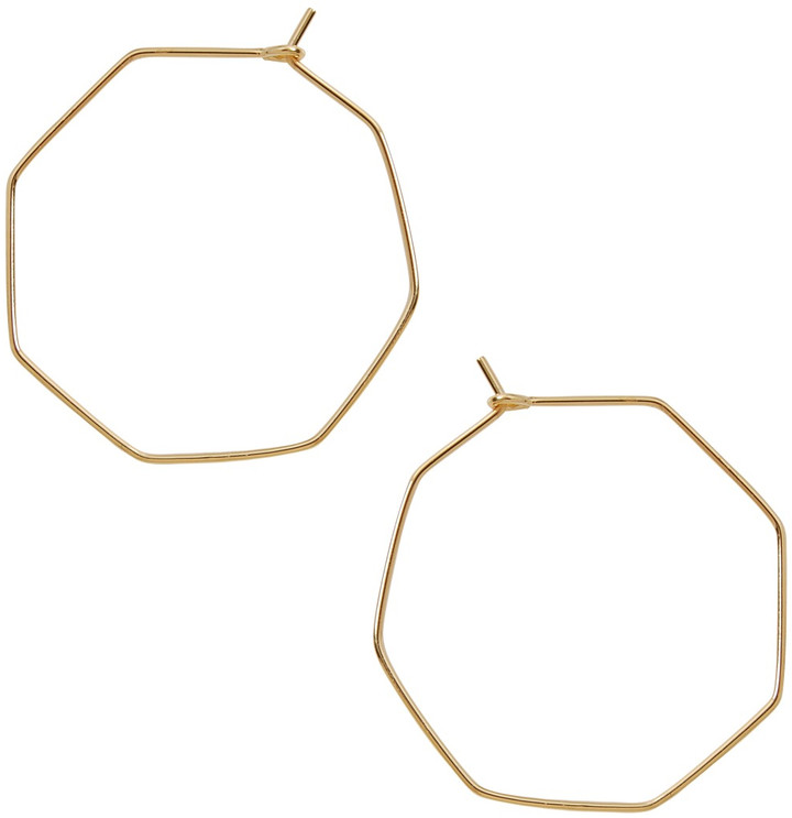 Humble Chic Octagon Hoop Earrings - ShopStyle