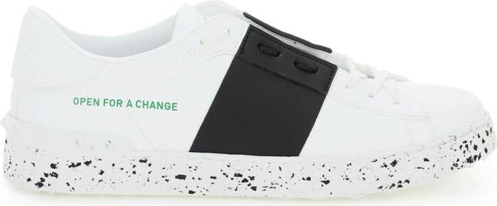 Valentino Garavani 'open for a change' bio-based sneakers - ShopStyle