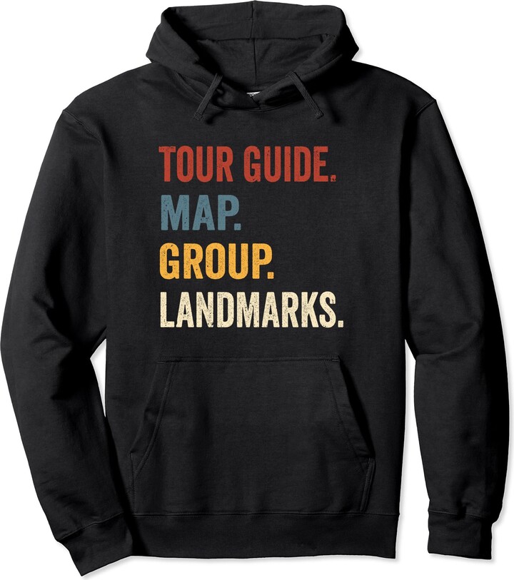 Tour Guide Map Group Landmarks Costume tee Tour Guide Map Group ...