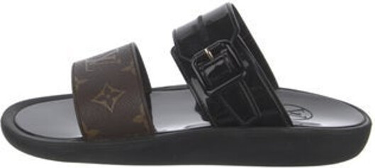 Louis Vuitton Monogram Rubber Slides - ShopStyle
