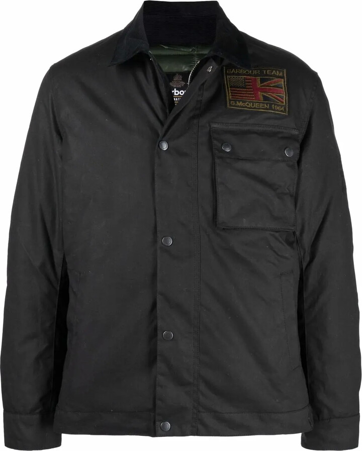 Barbour Wax-Effect Field Jacket - ShopStyle
