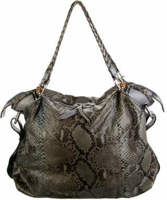 Gucci Python Bamboo Bar Tote - ShopStyle Shoulder Bags