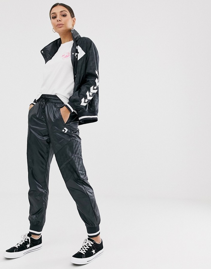 Converse Voltage black track jacket - ShopStyle