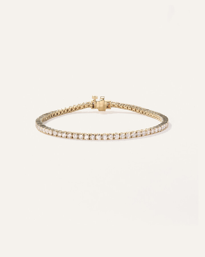 Quince 14K Gold Lab Grown Diamond Tennis Bracelet - ShopStyle