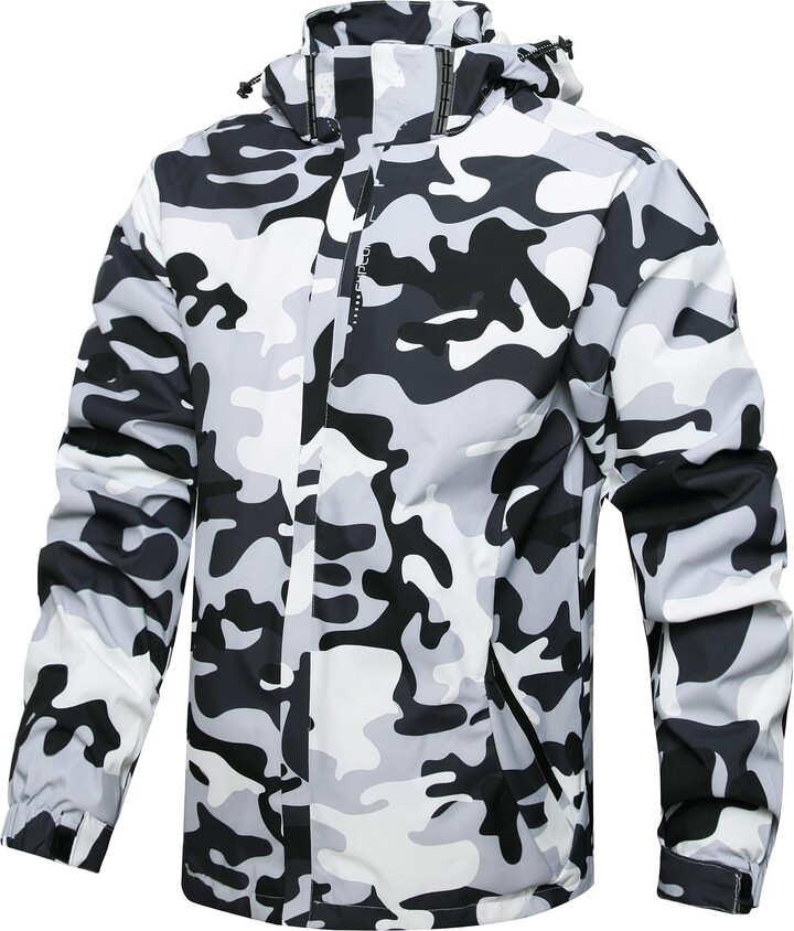 Hikevitang Men's Lightweight Waterproof Rain Jacket - ShopStyle