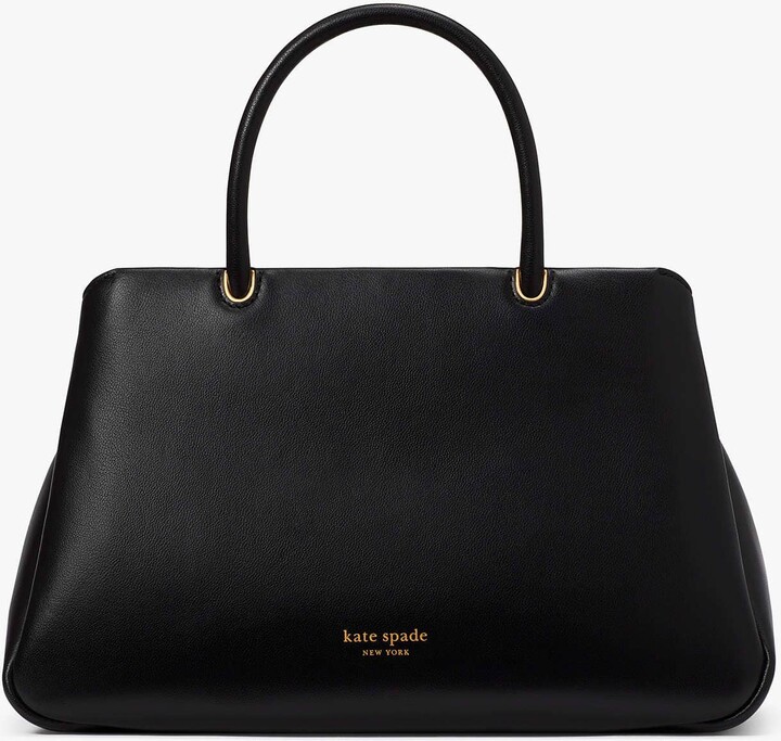 Kate Spade Grace Fine Grain Leather Medium Satchel - ShopStyle