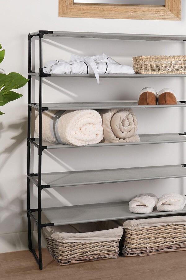 OHS Storage Level Rack Organiser Home Freestanding Utility Shelves ...