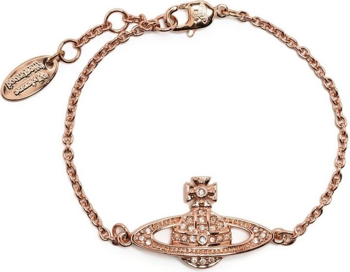 Vivienne Westwood Mini Bas Relief Chain bracelet - ShopStyle