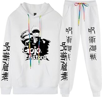 HongwenStore Jujutsu Kaisen Casual Tracksuit Unisex Anime Itadori Yuji ...