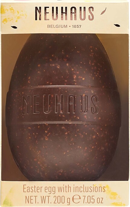 Neuhaus Dark Chocolate Easter Egg with Raspberry, Hazelnut & Pecans ...