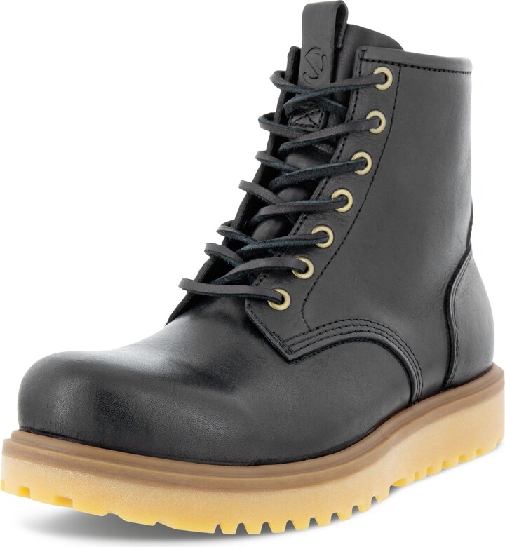 Ecco Men's Staker Plain Toe TIE Fashion Boot - ShopStyle