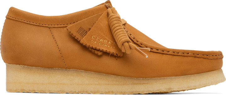 Clarks Originals Brown Wallabee Oxfords - ShopStyle Lace-up Shoes