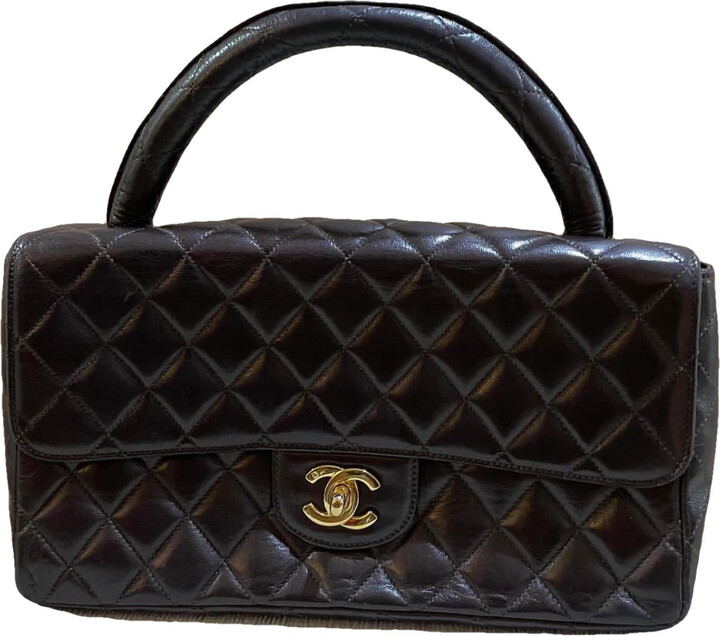 Chanel Leather handbag - ShopStyle Shoulder Bags