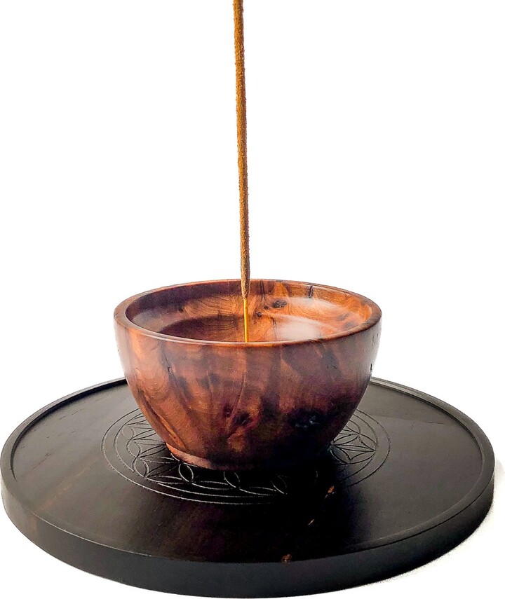 Mill & Mooch Flower Of Life Incense Burner - African Blackwood & Thuya ...