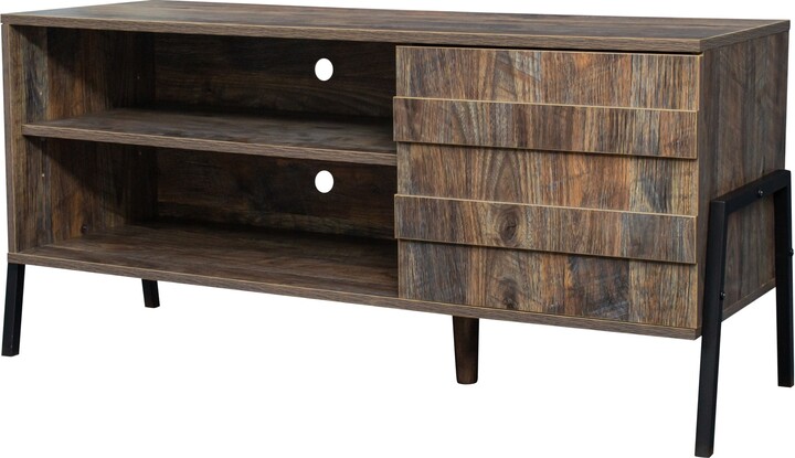 Ninedin Home Entertainment Center Mid Century Modern Tv Stand For 50