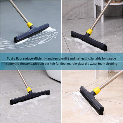 MODVAT Floor Squeegee Scrubber Adjustable Telescopic Pole Household ...
