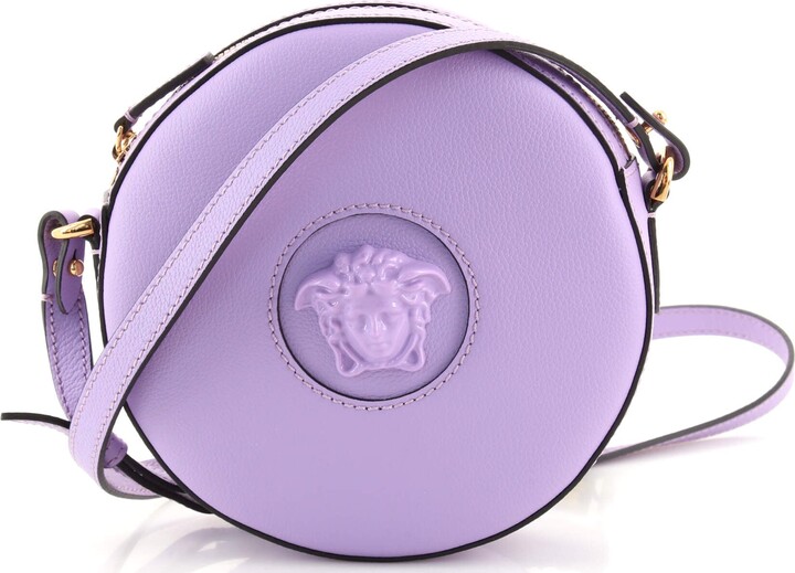 Versace La Medusa Round Camera Bag Leather Small - ShopStyle