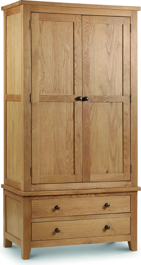 Ashfield Stylish White Oak Combination Wardrobe - ShopStyle Bedroom