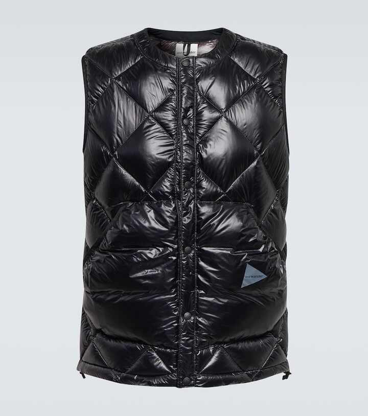 and wander Diamond quilted vest - ShopStyle