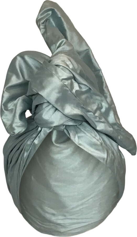 Romer Millinery Twisturban Turban In Silk Shantung Sterling Silver ...