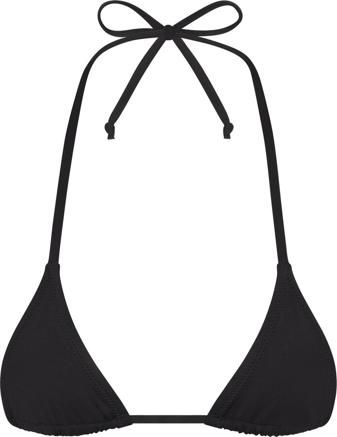 Swim Micro Triangle Top | Onyx - ShopStyle