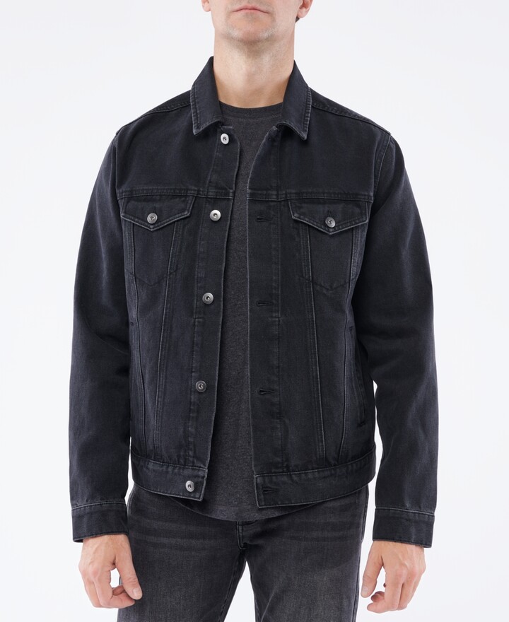 Lazer Men's Denim Trucker Jacket - ShopStyle