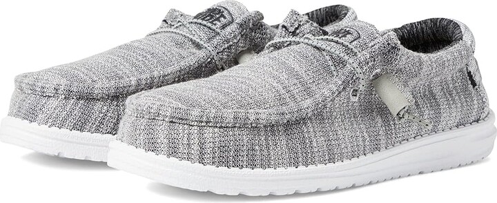 Hey Dude Wally Stretch Mix Slip-On Casual Shoes (Granite) Shoes - ShopStyle
