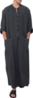 COOFANIN Little Blue Truck Valentine Moroccan Thobe Men Hooded Mens ...