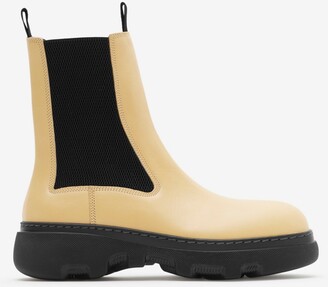 Burberry Peep-Toe Nubuck Python Ankle Boots - ShopStyle