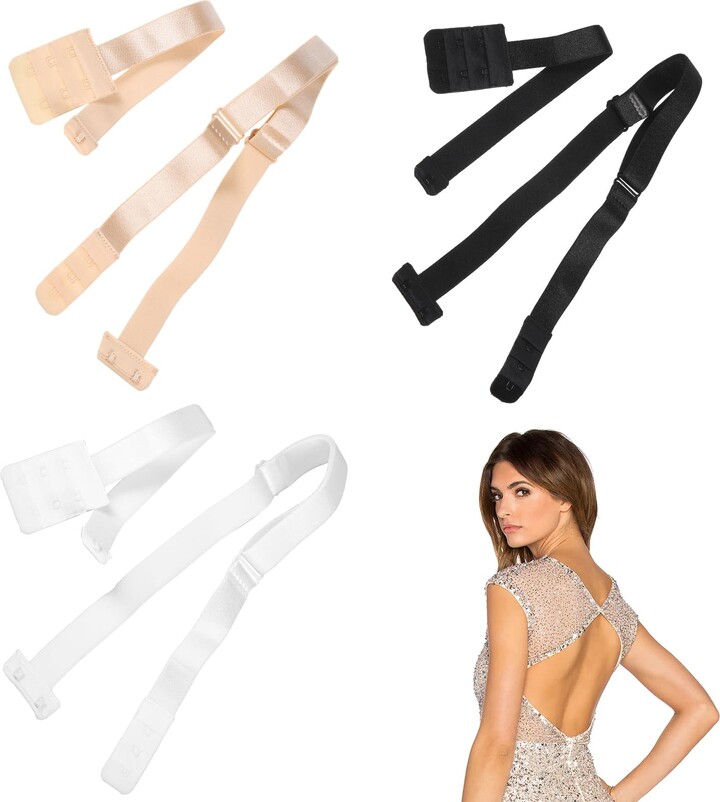 Vokmon Low Back Bra Extender Low Back Bra Converter Bra Adjustable ...